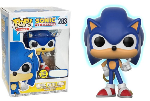 Funko Sonic The Hedgehog Funko POP Games Sonic with Ring Exclusive ...