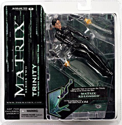 McFarlane Toys The Matrix Matrix Reloaded Series 2 Trinity Action ...