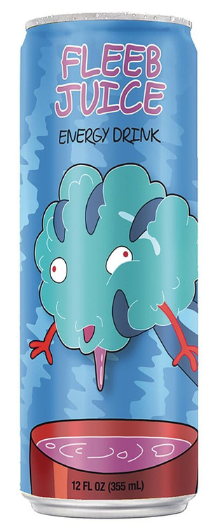 Rick Morty Fleeb Juice 12 Oz. Energy Drink Boston America - ToyWiz