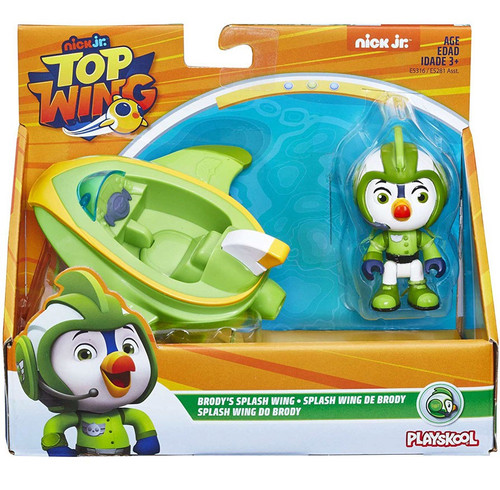 Nick Jr. Top Wing Brodys Splash Wing Figure Vehicle Hasbro - ToyWiz