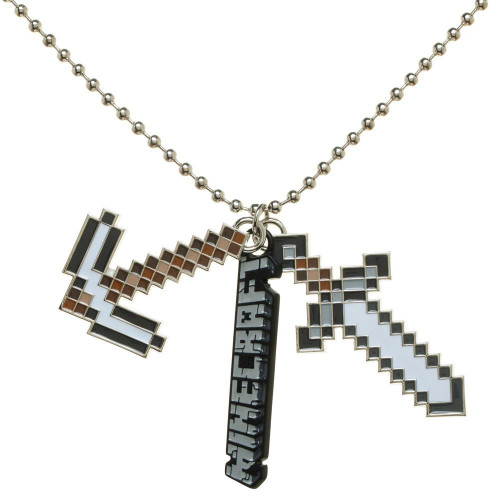 Minecraft Minecraft Charm Necklace Bioworld - ToyWiz