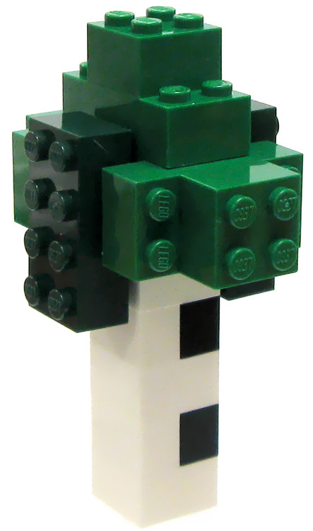 LEGO Minecraft Birch Tree Terrain Loose - ToyWiz