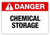 Danger - Chemical Storage Label | Creative Safety Supply