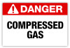 Danger - Compressed Gas Label | Creative Safety Supply