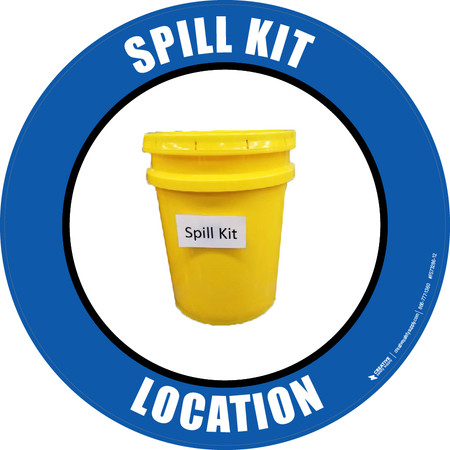 Spill Kit Location - Floor Sign | Creative Safety Supply