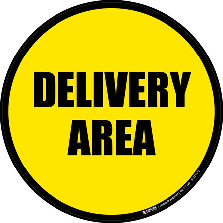 Delivery Area - Floor Sign | Creative Safety Supply