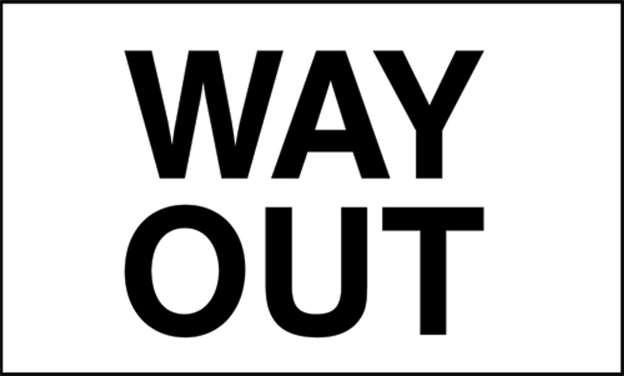 Way Out Sign Signs 2 Safety way-out-sign-signs-2-safety