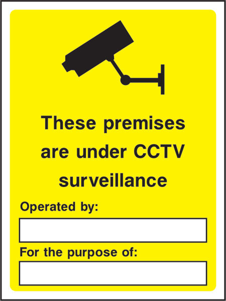 These premises are under CCTV surveillance sign - Signs 2 Safety