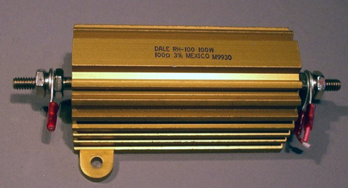 Power Resistor, 100 Ohm, 100 Watt, +/- 3%, Dale RH-100 - Used - Electro ...