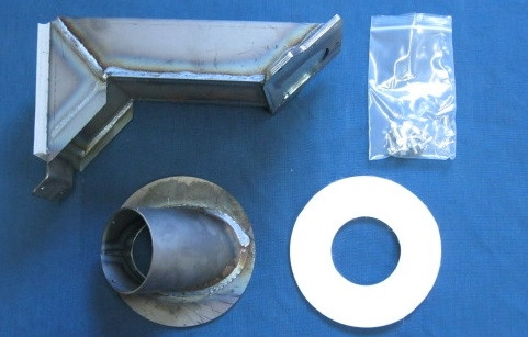 Harman Direct Vent Wall Pass-through - 3" or 4" PL Vent Pipe - 1-00-677177