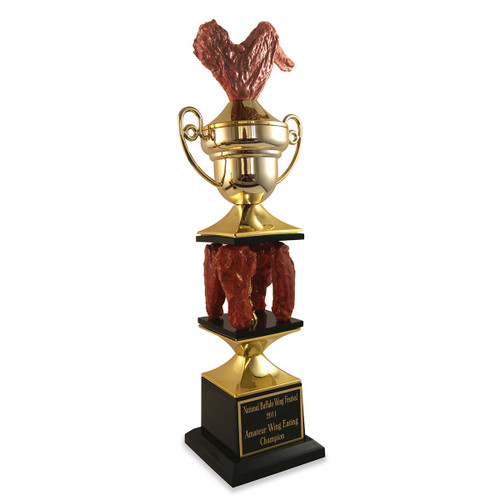 Chicken, Wing, and Egg Trophies - Far Out Awards