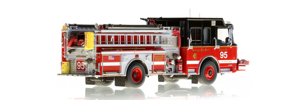 Fire Replicas Chicago Fire Department Spartan Engine 95 Scale Model