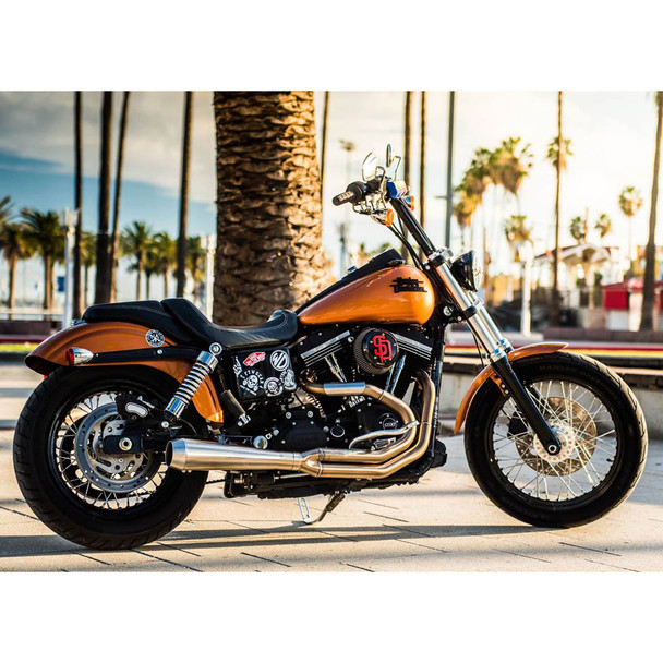 Bassani Road Rage 3 Stainless Exhaust for 1991-2017 Harley Dyna - 1D1SS ...