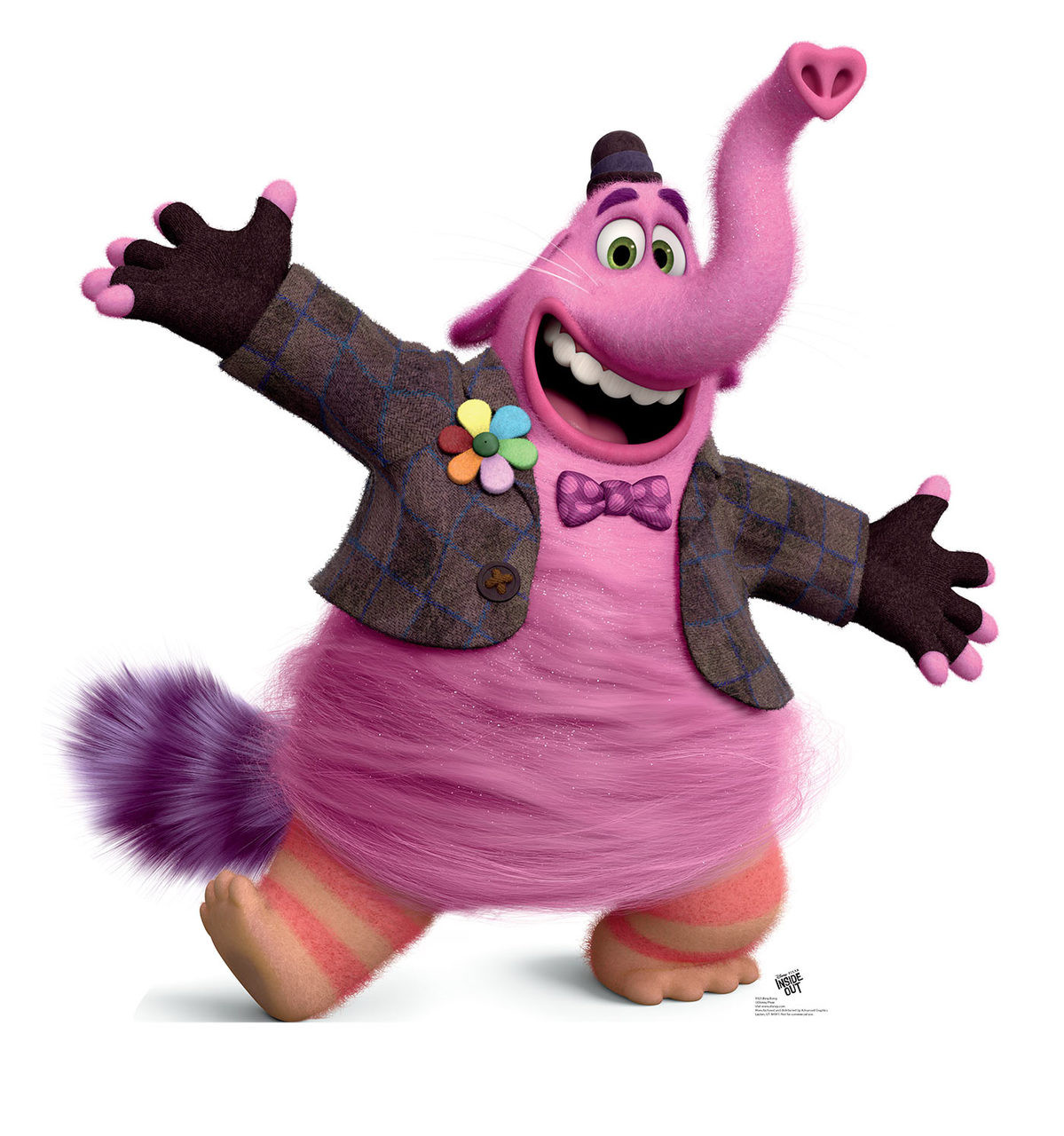 Life Size Bing Bong Inside Out Cardboard Standup Cardboard Cutout