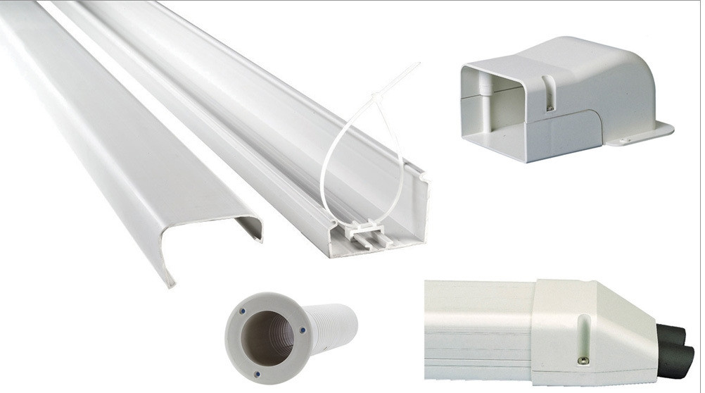 SpeediChannel Single Zone Mini Split Line Set Cover Install Kit