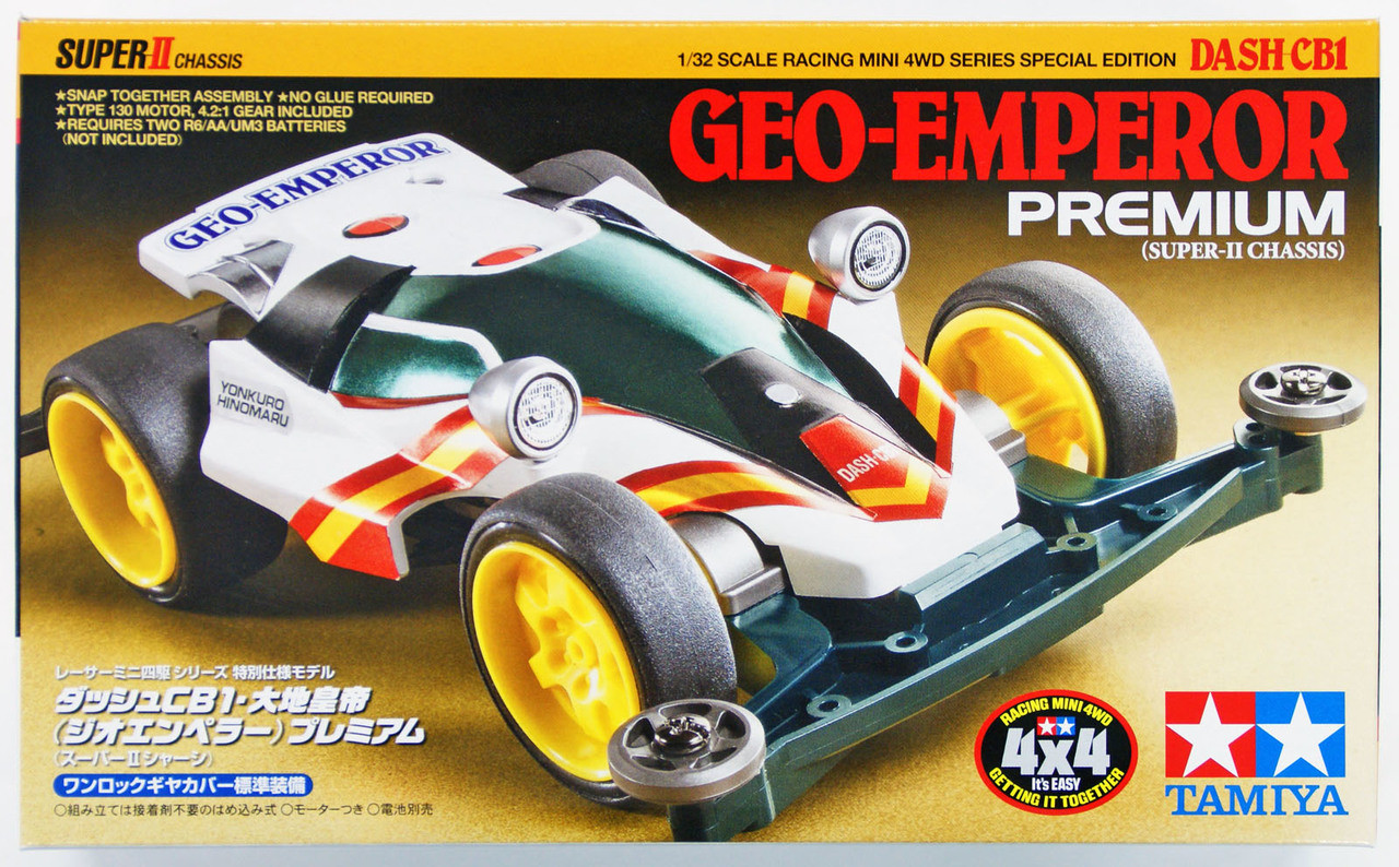 Tamiya 95277 Mini 4WD Dash-CB1 Geo-Emperor Premium (Super II Chassis) 1 ...
