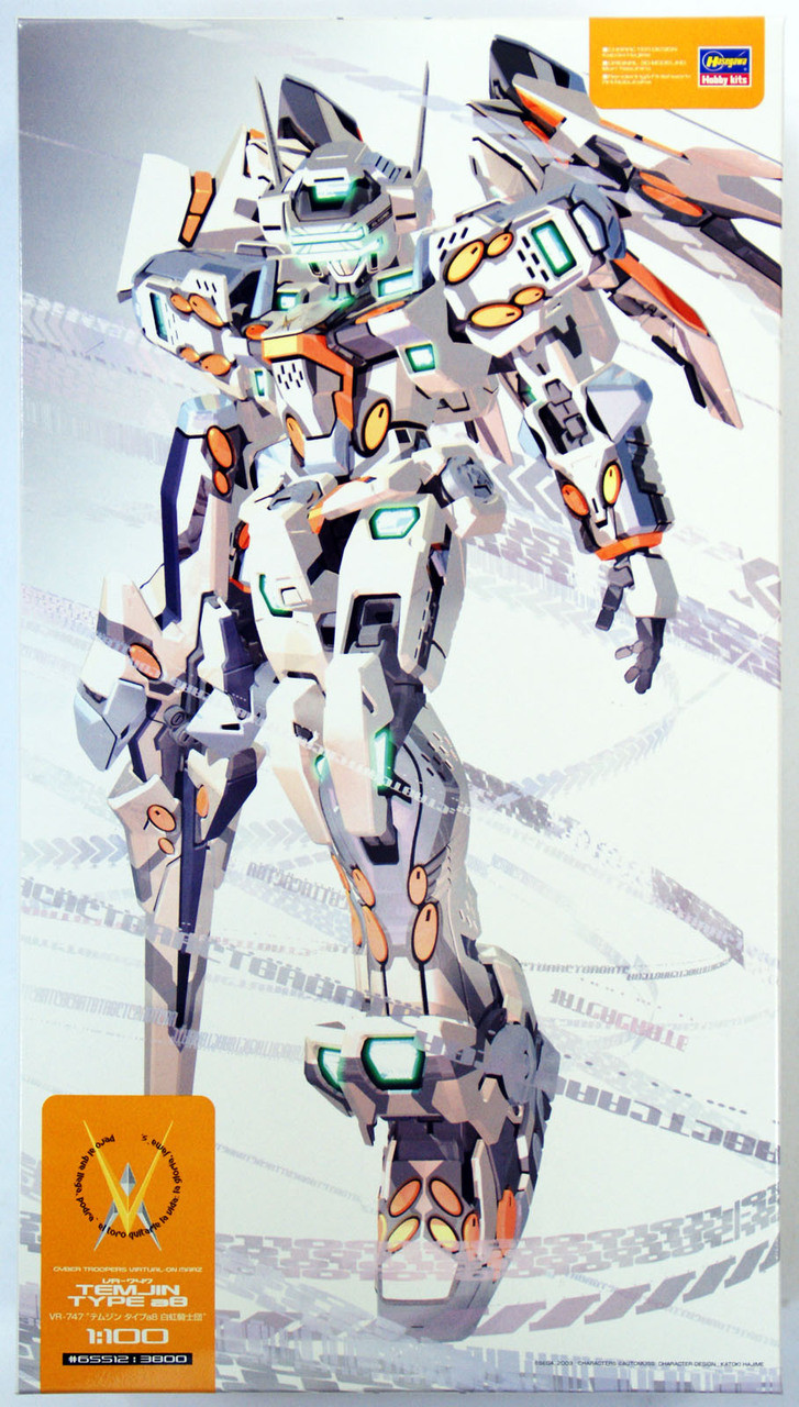Hasegawa VR2 Virtual-On Marz VR-747 Temjin Type a8 1/100 Scale Kit ...