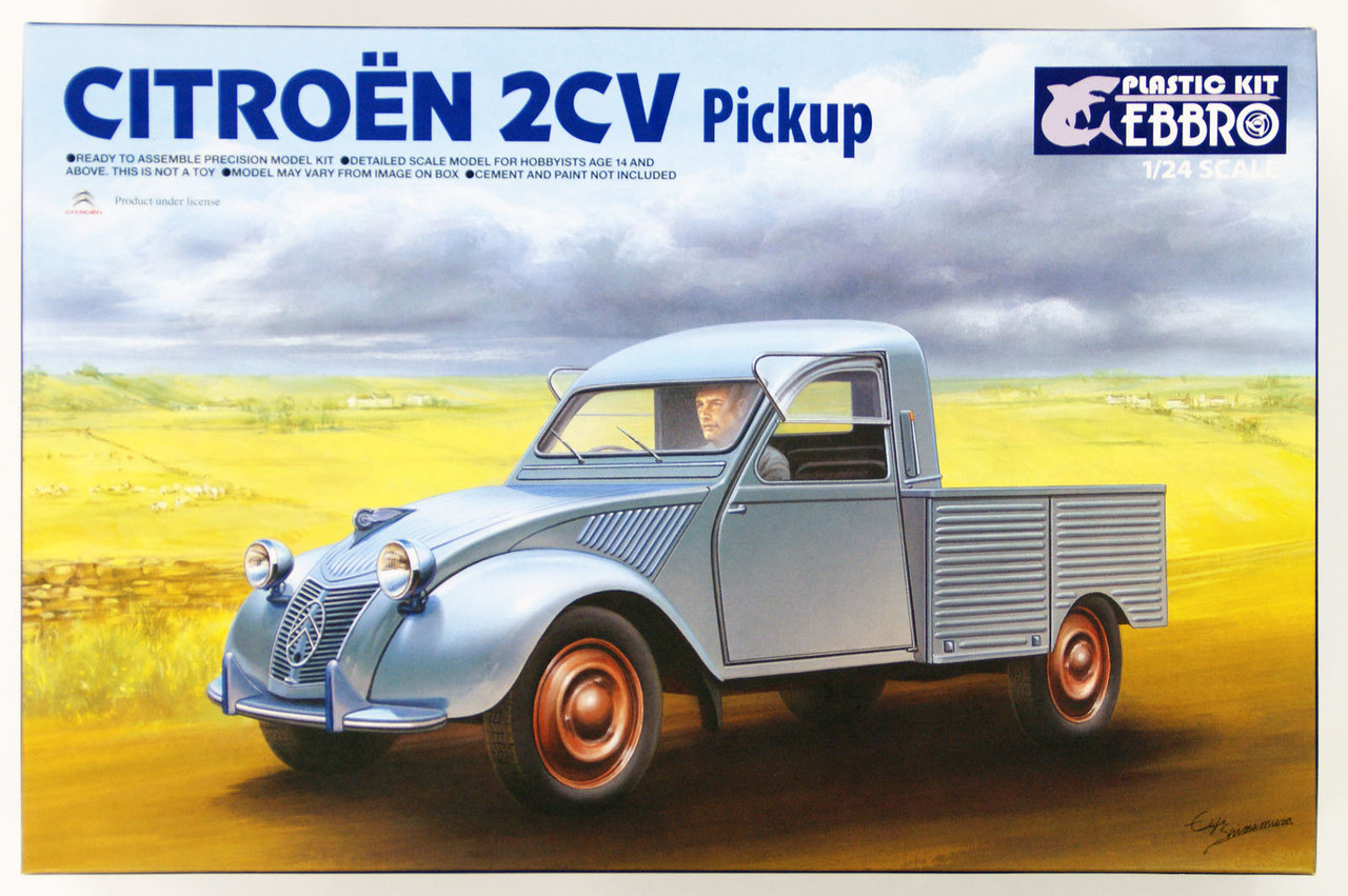 Ebbro 25004 Citroen 2CV Pickup 1/24 Scale plastic model Kit - Plaza Japan