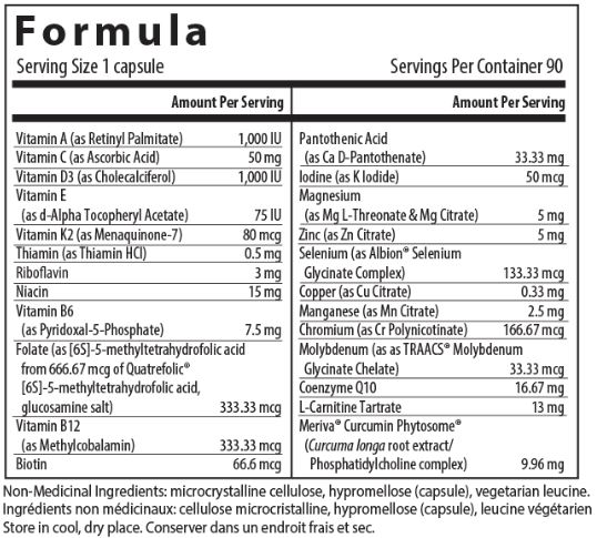 Metabolic Nutrition Capsules by Restorative Formulations