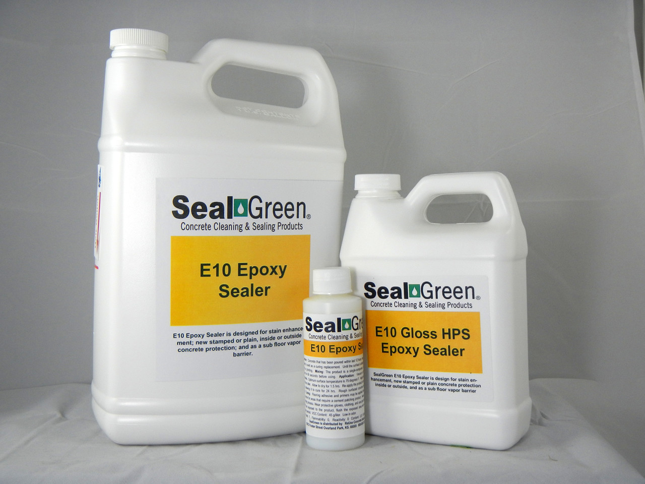 E10 Epoxy Concrete Sealer Low Gloss One Part Epoxy For Concrete Color Stains Humidity