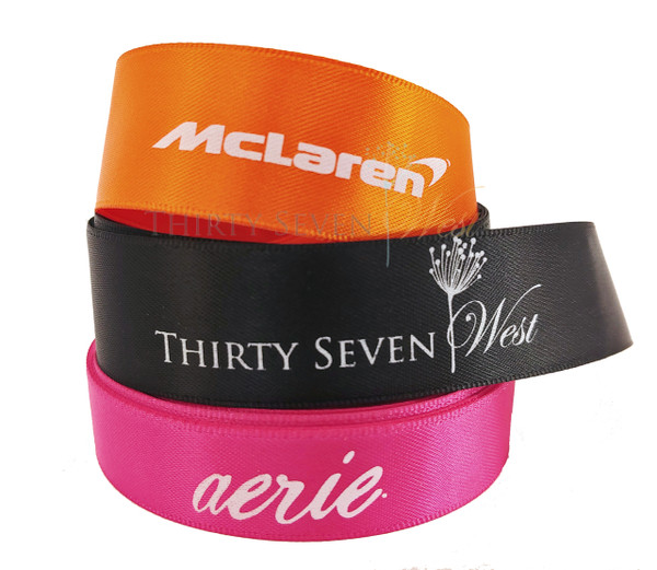 Custom Ribbon with Logo | Custom Logo Ribbon | Multi Color Printed Ribbon