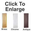 Brass Vertical Mail Slot - Mail Slots Residential and Commercial