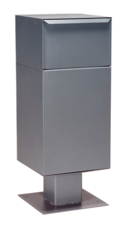Large Parcel Locking Drop Box with Pedestal - Locking Parcel Drop Boxes