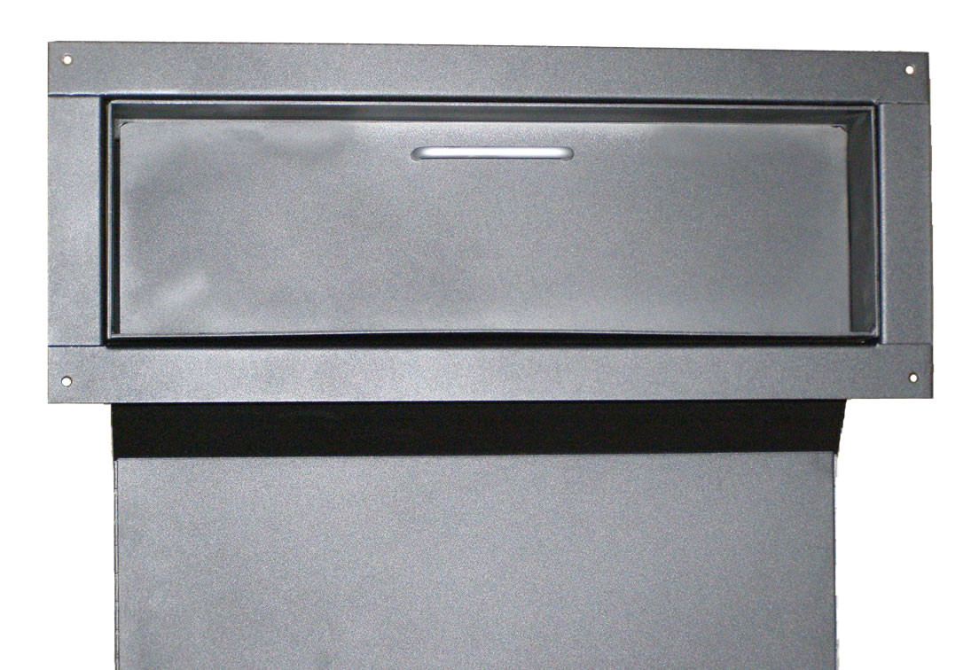 Through the Wall Deposit Drop with Receptacle Safe - Locking Security ...