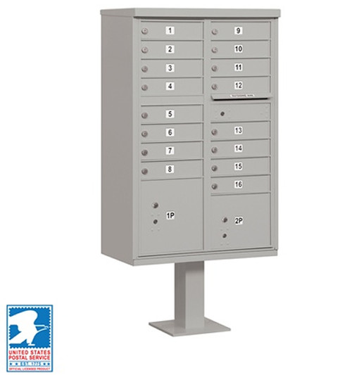 Cluster Mailbox 8 Unit USPS Approved CBU - with Pedestal - Locking ...