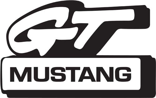Car Decals - Car Stickers | Ford Mustang GT Car Decal | AnyDecals.com