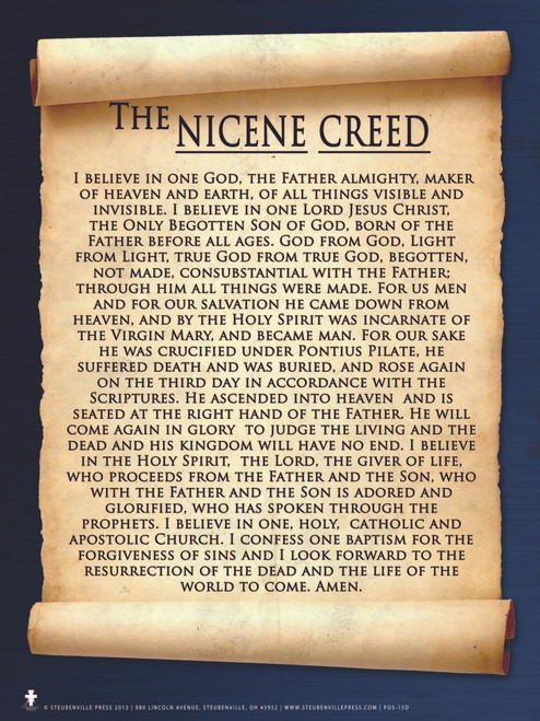 Nicene Creed Poster - Catholic to the Max - Online Catholic Store