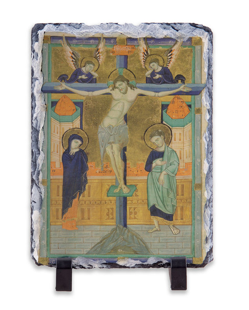 Crucifixion Icon Paper Print - Catholic to the Max - Online Catholic Store