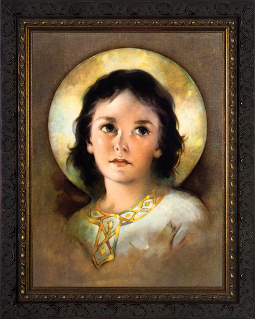The Christ Child - Ornate Dark Framed Art - Catholic to the Max ...