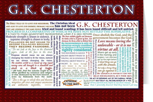 G. K. Chesterton Quote Wall Decal