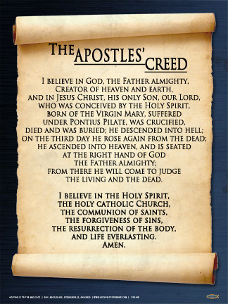 Apostles' Creed Poster - Catholic to the Max - Online Catholic Store