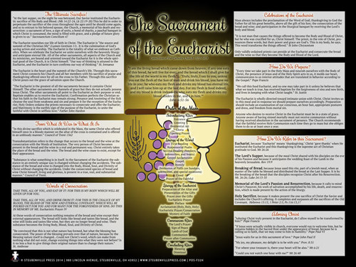 The Seven Sacraments Explained Poster - Catholic to the Max - Online ...