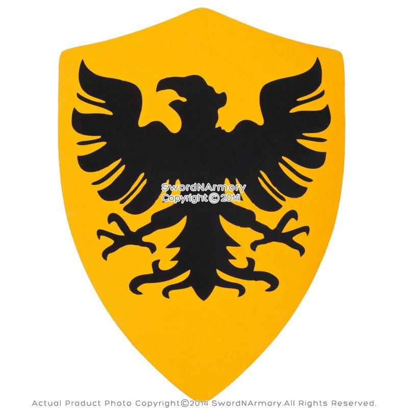 Medieval Crusader Knight German Eagle Foam Shield w/ hook and loop ...