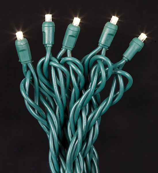 5mm White LED Light Strand - CSA Approved | While LED Lights Online