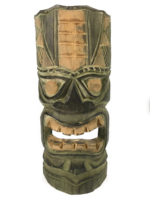 Earth Green Tiki Mask 20" - Wall Decor | #dpt514050 - TikiMaster.com