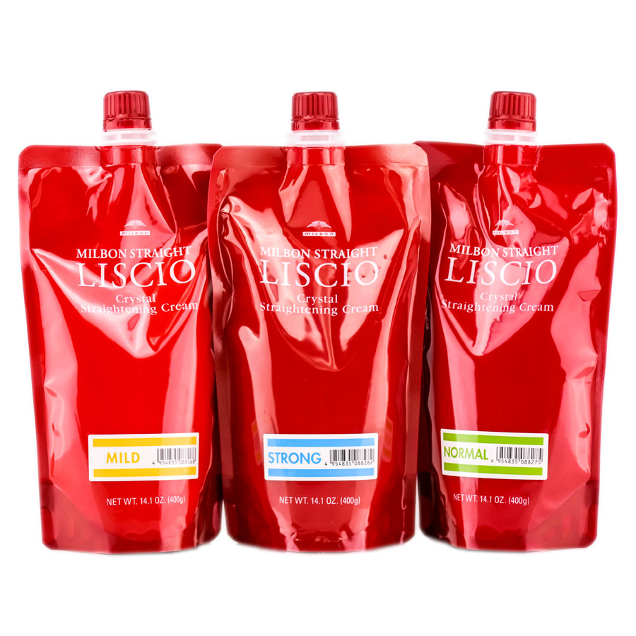 Milbon Straight Liscio Crystal Straightening Cream - SleekShop.com ...