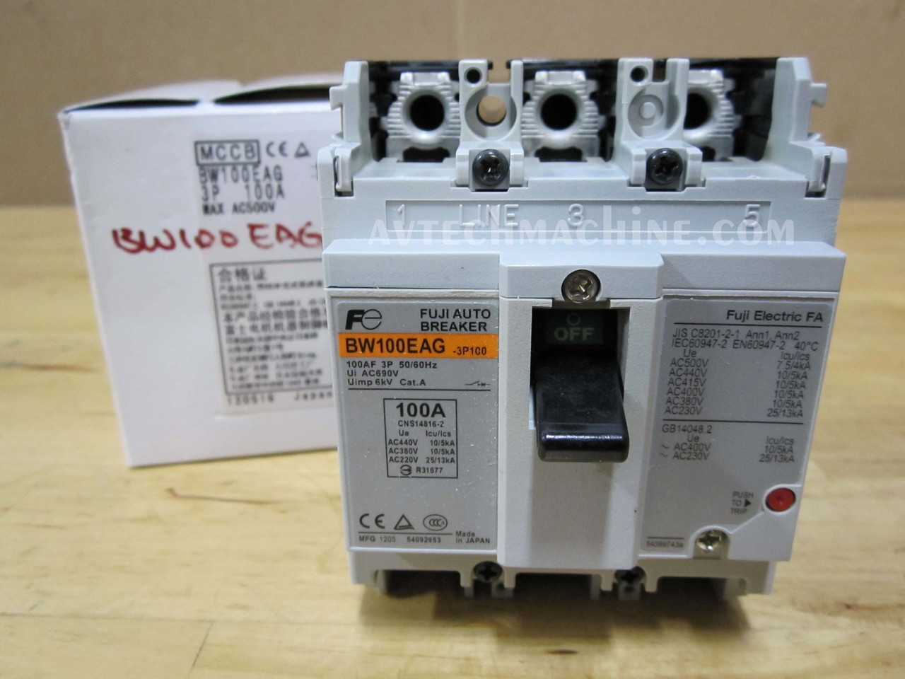 BW100EAG Fuji Auto-Breaker 100A