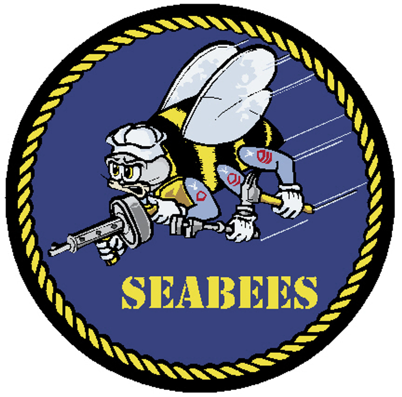 US Navy Naval Construction Force Seabees Sticker