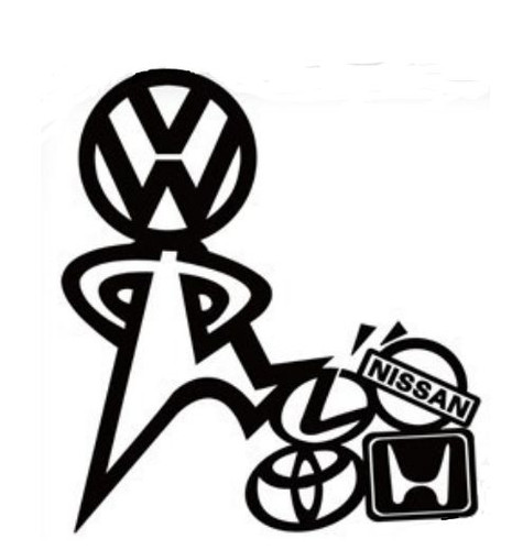 Vw Sexy Girl Decal