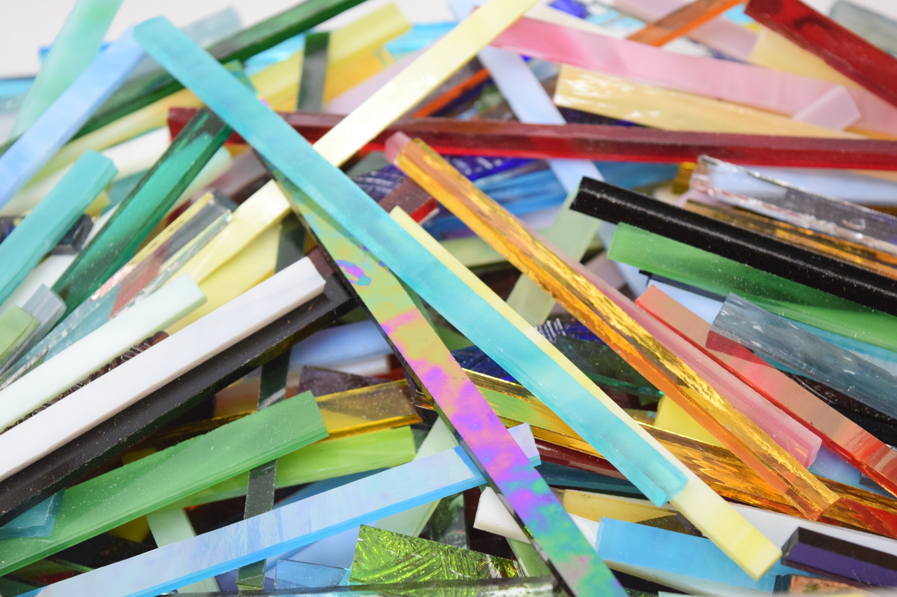 Mosaic Tile Stained Glass Strips