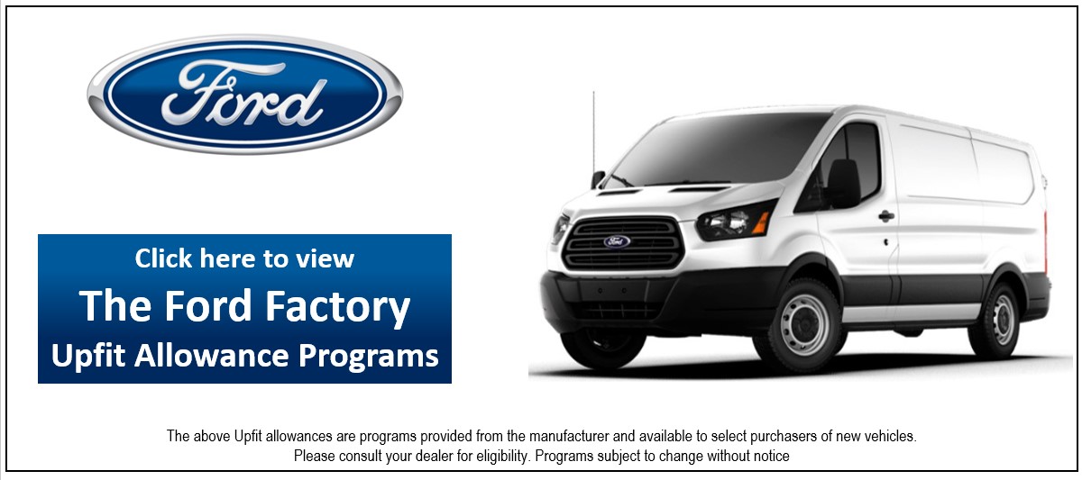 Van - Ford Vans - *** Factory Upfit Allowances - Industrial Ladder ...