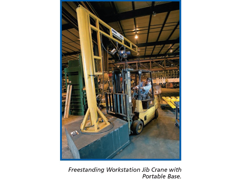 Spanco, Freestanding Workstation Jib Crane, 500-Series ...