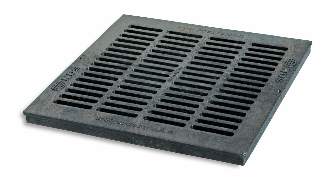 NDS Square Plastic Grate For 18" Basin - Black - The Drainage Products ...