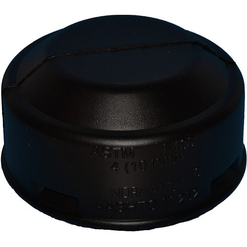 HDPE 4" Corrugated Pipe Plug - The Drainage Products Store