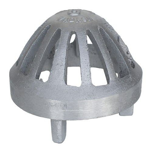 6" Aluminum Dome Grate - The Drainage Products Store