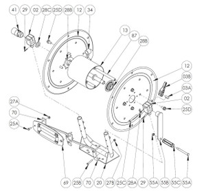 Graco XD 40 & 50 Hose Reel Latch Repair Kits - John M. Ellsworth Co. Inc.